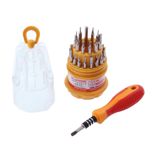 Schraubenzieher-Set mit 30 Bits für 2,38€