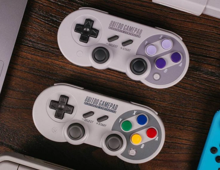 8Bitdo SF30 Pro Bluetooth Gamepad 🎮 im Retro-Look