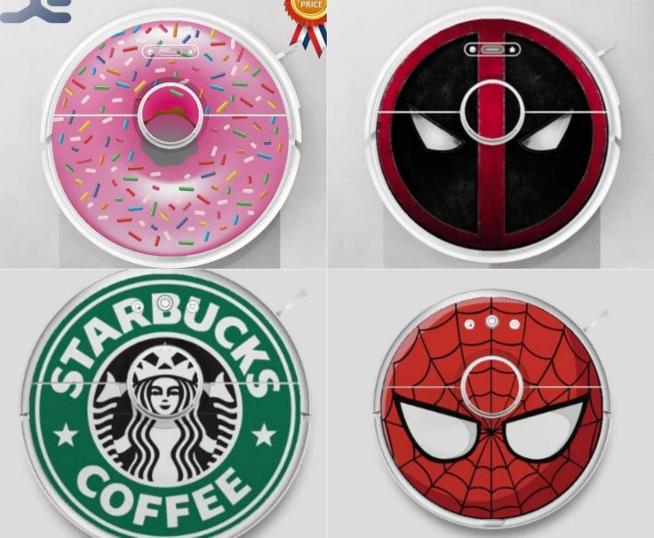 Saugroboter-Sticker selbst gestalten: Anleitung und Designs