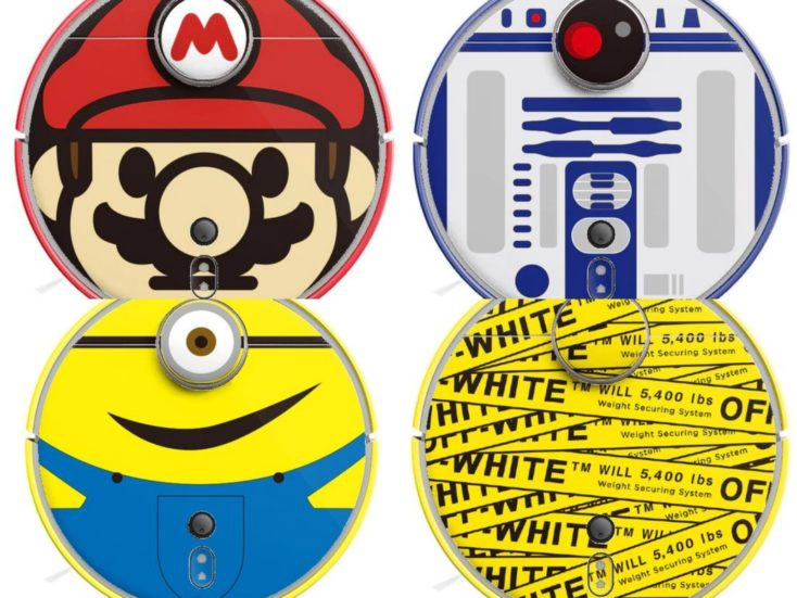 Saugroboter-Sticker selbst gestalten: Anleitung und Designs