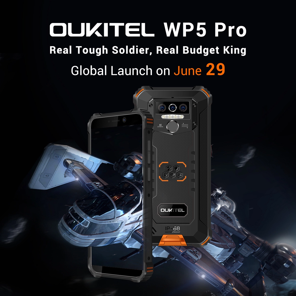 Oukitel WP5 Pro: Budget-Outdoor-Smartphone mit 8.000 mAh Akku