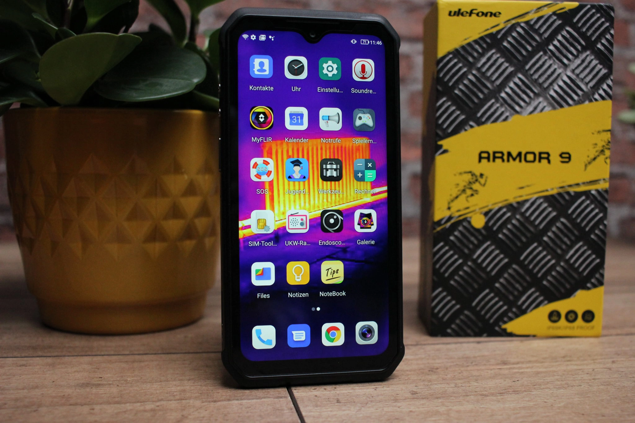 Ulefone Armor 9: Outdoor-Smartphone mit FLIR Wärmebildkamera