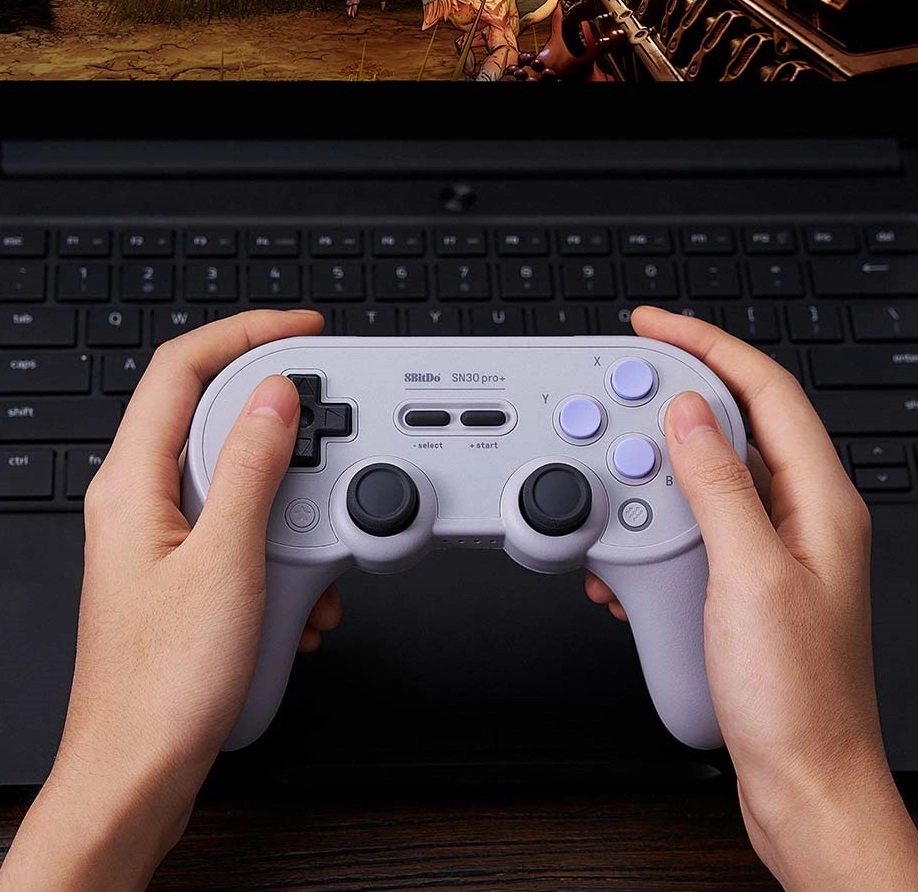 8Bitdo Pro 2 - Bluetooth-Controller für PC, Smartphone & Switch
