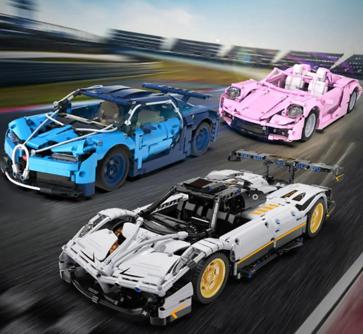 CaDA Sportwagen aus 900-1200 Teilen - optionale Fernsteuerung