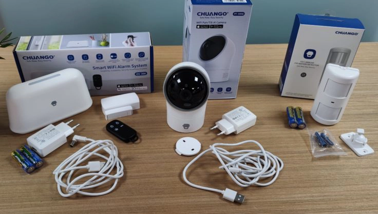 Chuango Smart Home Alarm-System mit Kamera & Bewegungsmelder