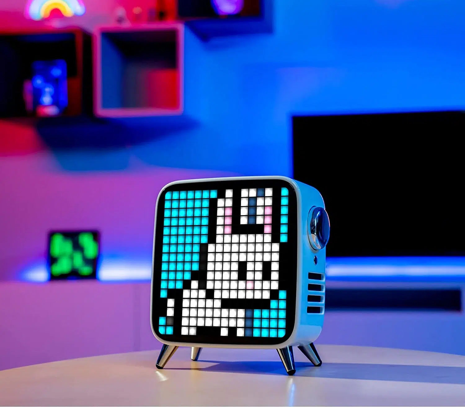 Divoom Tivoo Max - Stylischer Bluetooth-Speaker mit Pixel-Art-Display