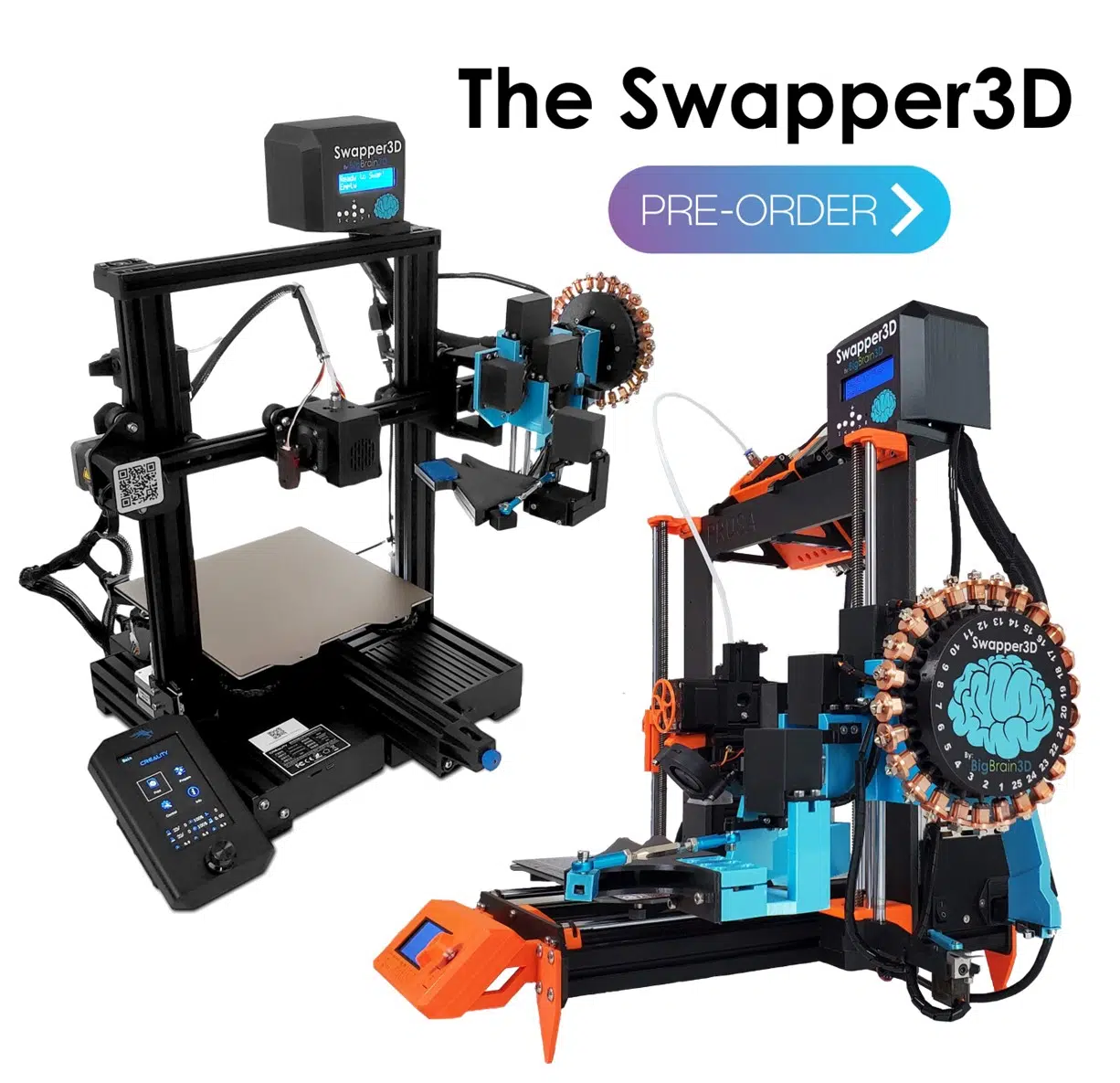 Swapper3D: vollautomatischer Farb- und Düsenwechsel!