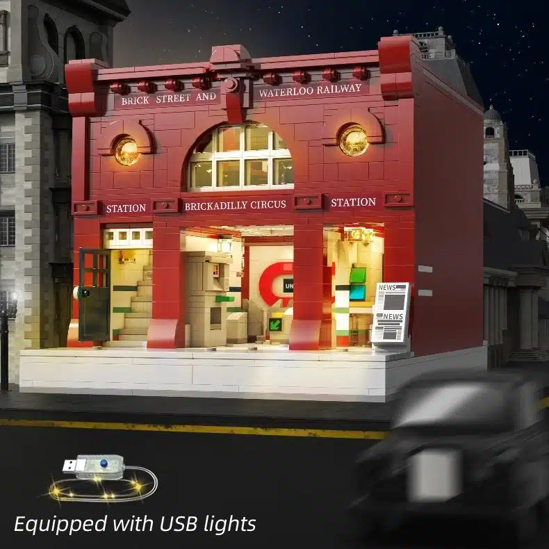 London U-Bahn-Station von CaDA - Ein Traum für London-Fans aus 1.800 Teilen