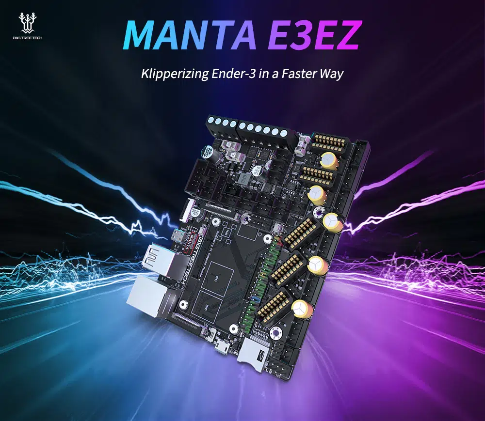 BIGTREETECH MANTA E3EZ: Klipper-Austauschboard für Crealitys Ender-Reihe