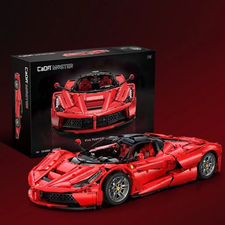 Ferrari-Nachbau aus Klemmbausteinen - Beeindruckendes Set