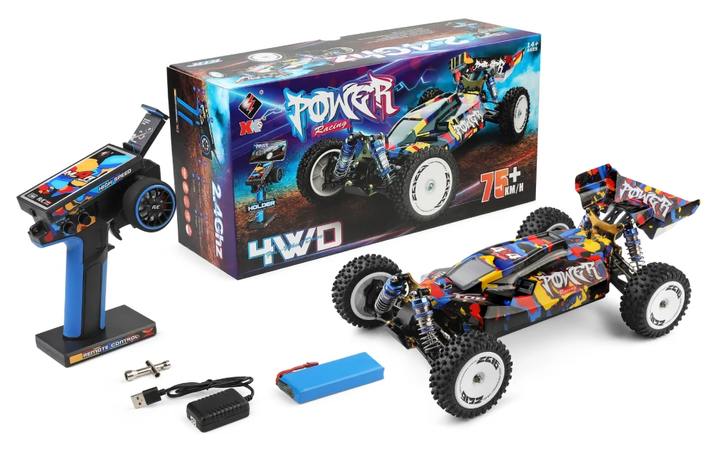 Und ab dafür: Wltoys 124007 Brushless RC-Buggy mit 75km/h