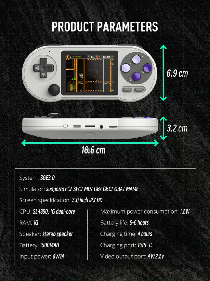 Data Frog SF2000 Handheld Konsole für 15€