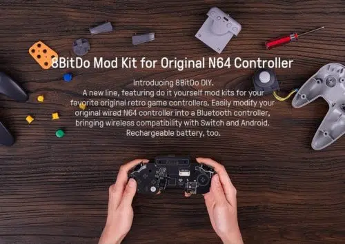 8BitDo Mod Kit macht den alten N64 Controller zum Gamepad für die Switch
