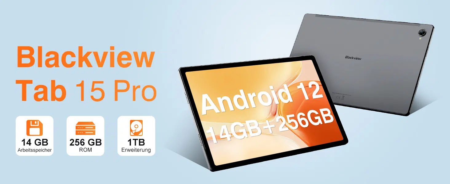 Netflix in FHD: Blackview Tab15 Pro mit Widevine L1 & 14GB ROM