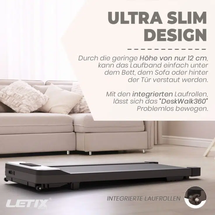 Deal fürs Home-Office: Letix DeskWalk Walkingpad zum Sparpreis
