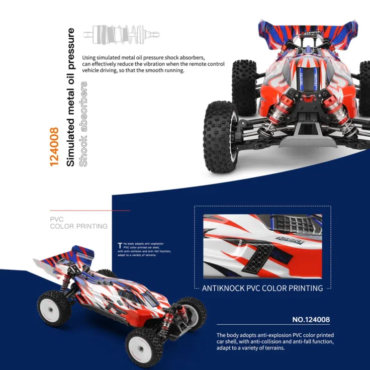 Need for Speed: WLtoys 124008 3S-Brushless RC-Buggy
