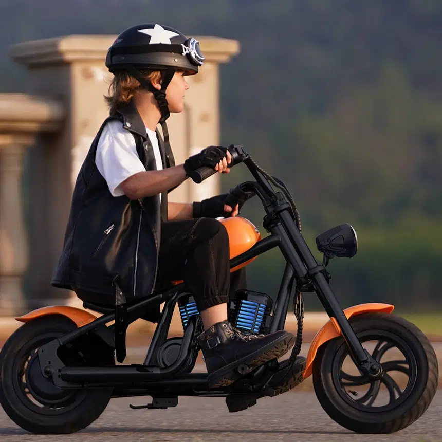 Hyper GOGO Cruiser 12 - E-Motorrad für Kinder fährt 16 km/h schnell