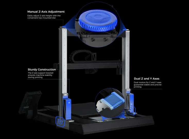 Comgrow T500: RIESEN 3D-Drucker macht auf Terminator
