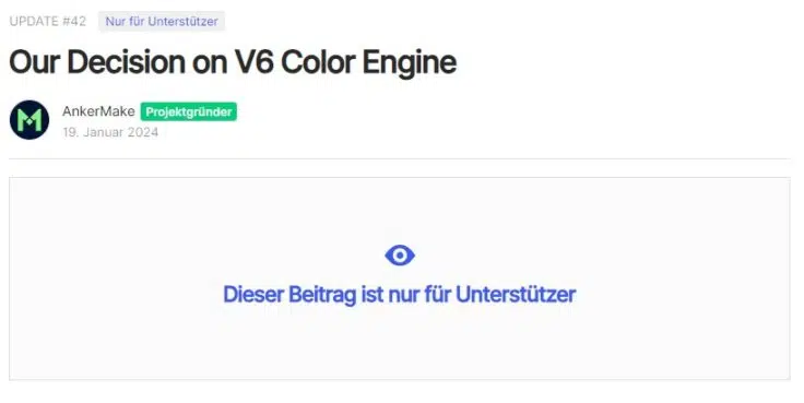 AnkerMake - Bambu Lab: 0-1: AnkerMake cancelt Multicolorsystem