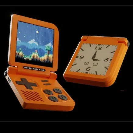 Die "Retro Gaming Watch" ist Gaming-Handheld und Smartwatch