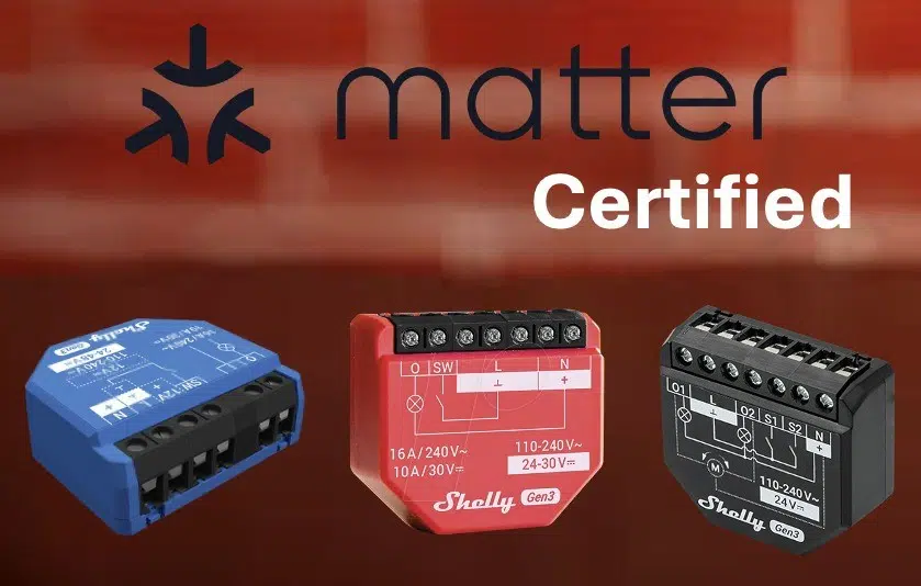 Shelly unterstützt neuen Smart-Home-Standard Matter