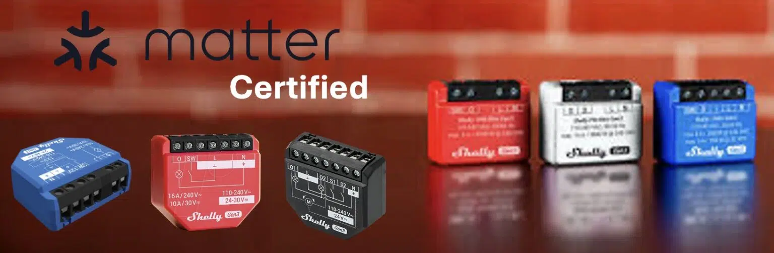 Shelly unterstützt neuen Smart-Home-Standard Matter