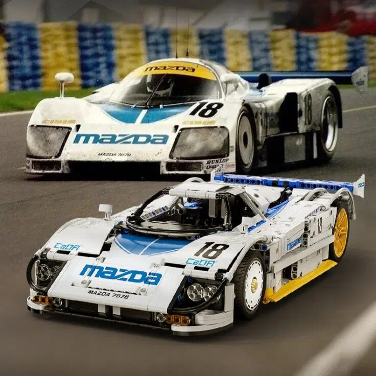 CaDA Mazda 787B - Le-Mans-Gewinner als Klemmbausteinset