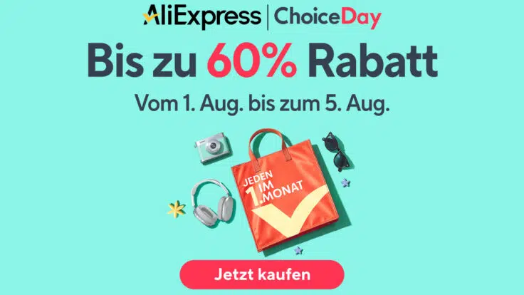 AliExpress Choice Day: Die besten Angebote & extra Gutscheine!