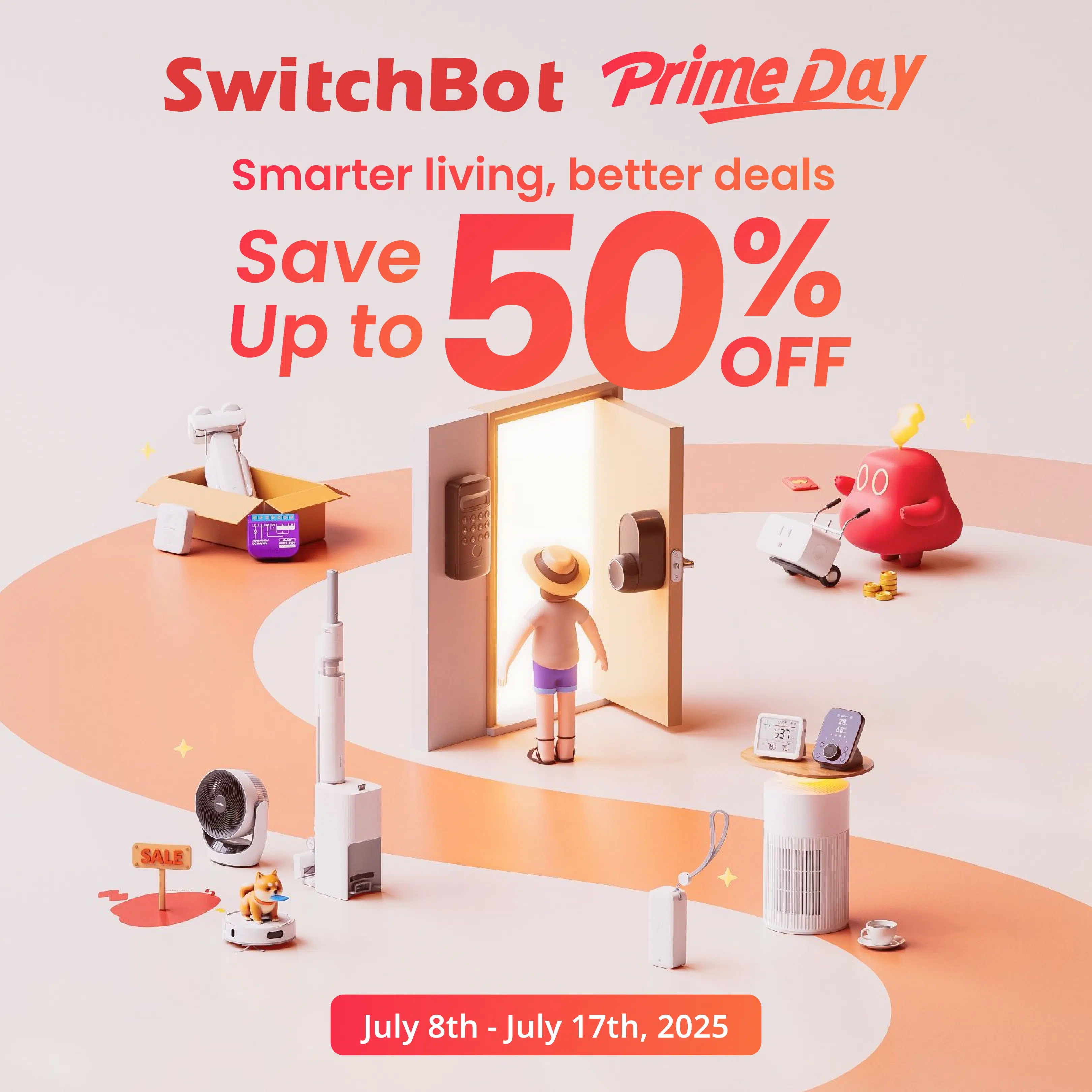 Switchbot Prime Day 2025: Bestpreis-Feuerwerk fürs Smart Home