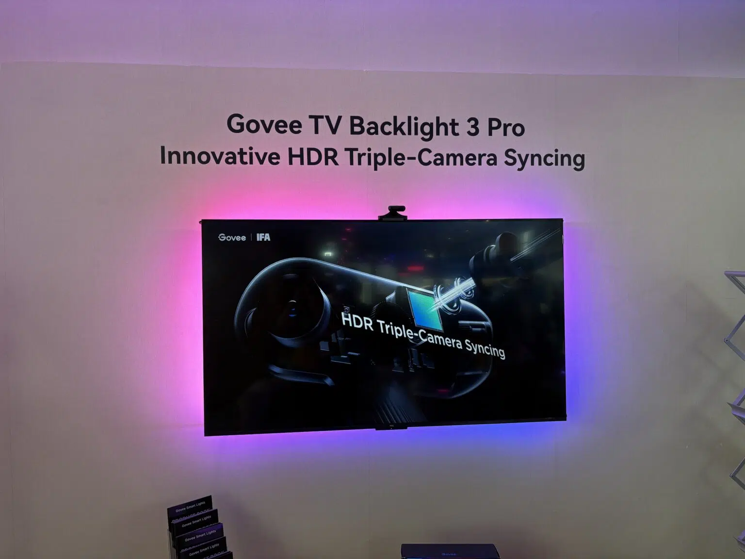 Govee TV Backlight 3 Pro auf der IFA 2025 vorgestellt
